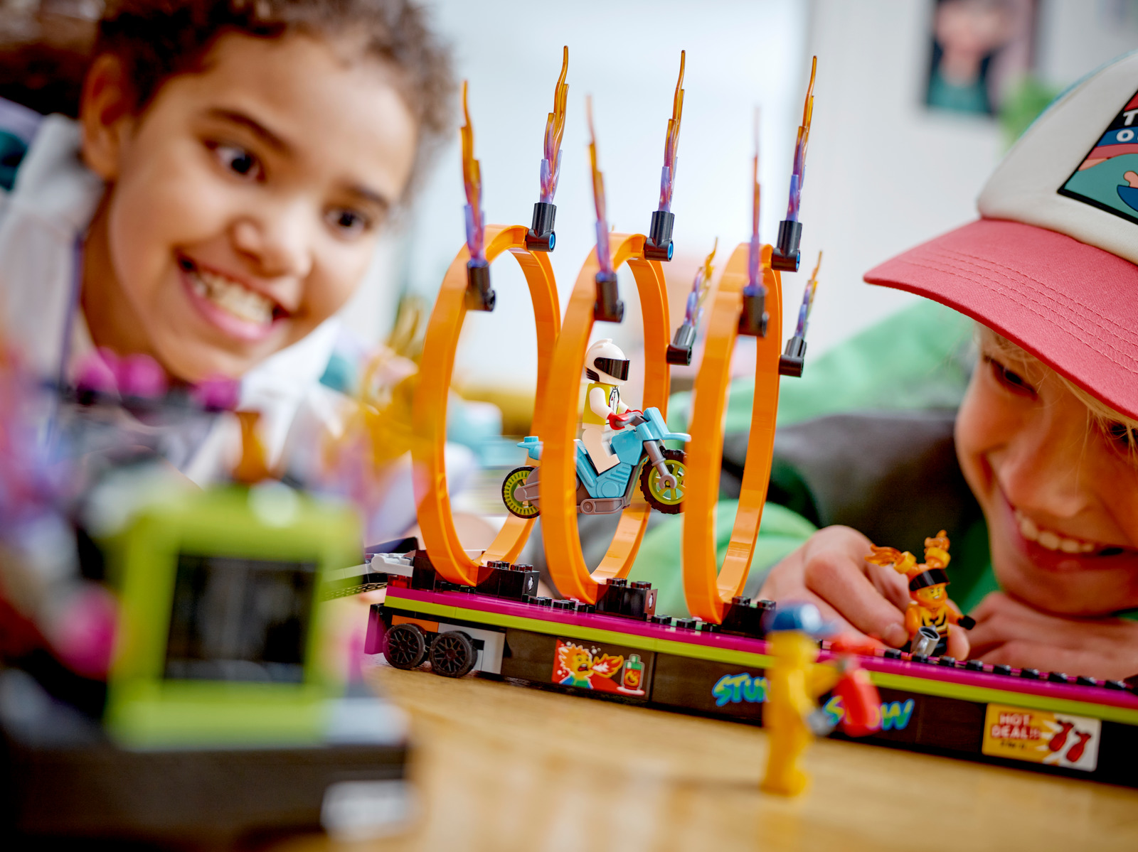 Buy LEGO City - Stunt Truck & Ring of Fire Challenge at Mighty Ape NZ
