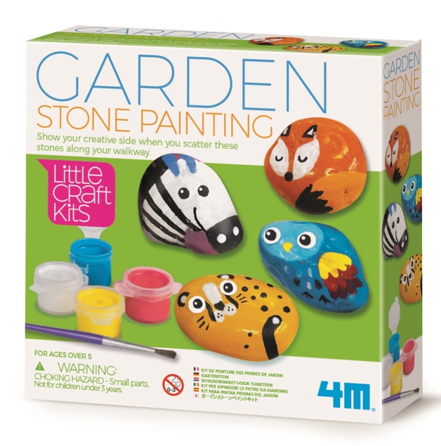 Buy Little Craft - Garden Stone Painting Kit at Mighty Ape NZ