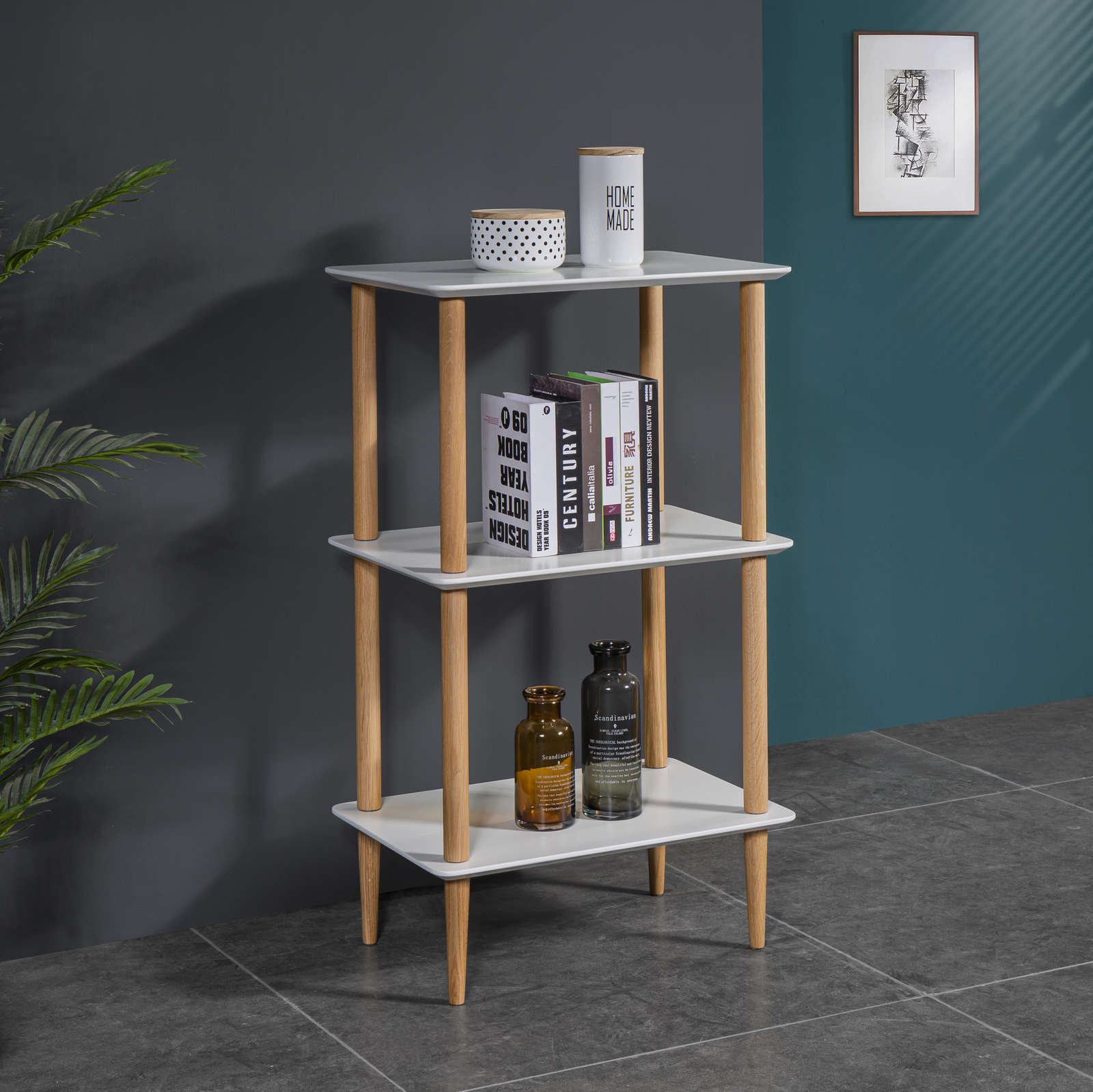 Buy Eudora 3 Tier Bookshelf Hi-Fi Shelf Stand at Mighty Ape NZ