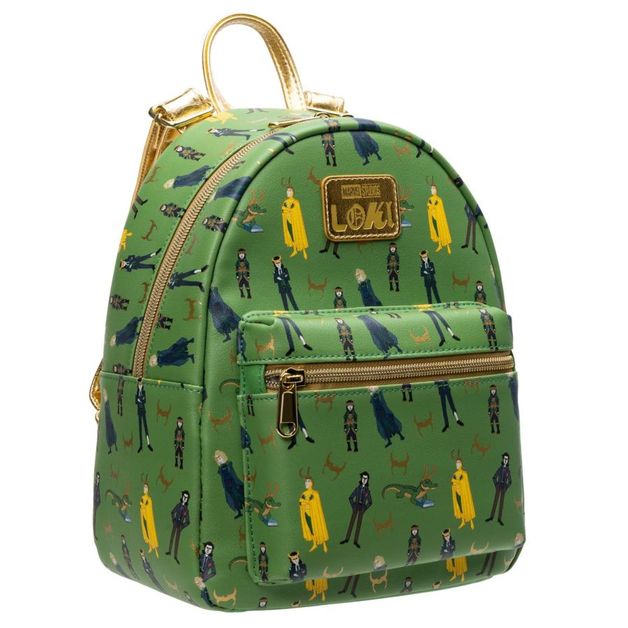 Loungefly: Loki (TV) - Loki Print Mini Backpack | at Mighty Ape NZ