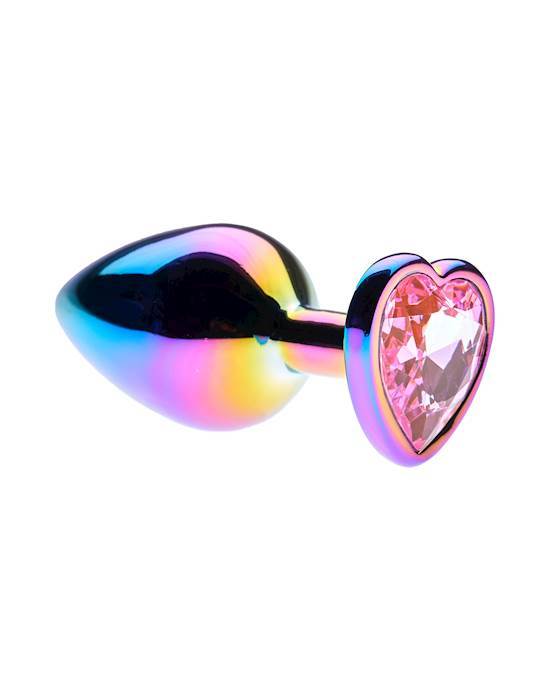 Buy Kink Range: Rainbow Heart Plug at Mighty Ape NZ