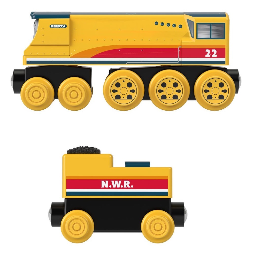 Buy Thomas & Friends: Rebecca - Wooden Engine & Coal-Car at Mighty Ape NZ