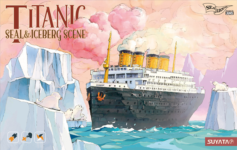 Titanic (Seal & Iceberg Scene) - Model Kit | at Mighty Ape NZ