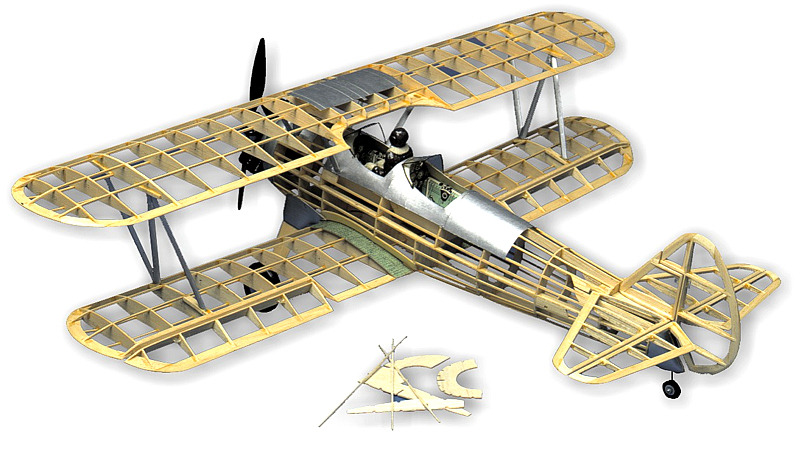 Stearman PT17 1:16 Balsa Model Kit | at Mighty Ape NZ