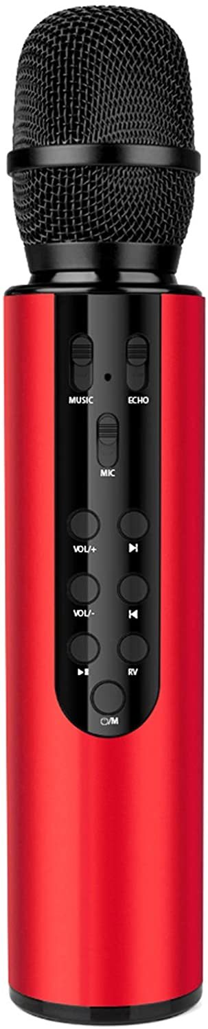 Karaoke Wireless Bluetooth Microphone for Android/iPhone/PC - Red | at ...