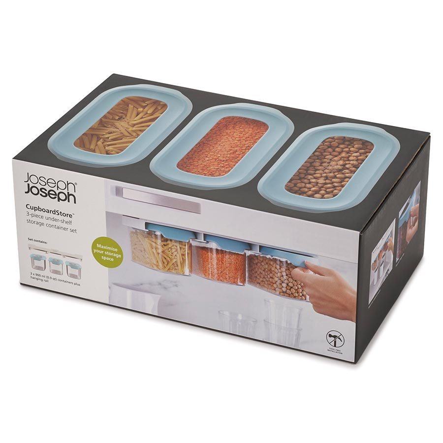 Joseph Joseph Cupboardstore 3 Piece Under Shelf Storage Container Set