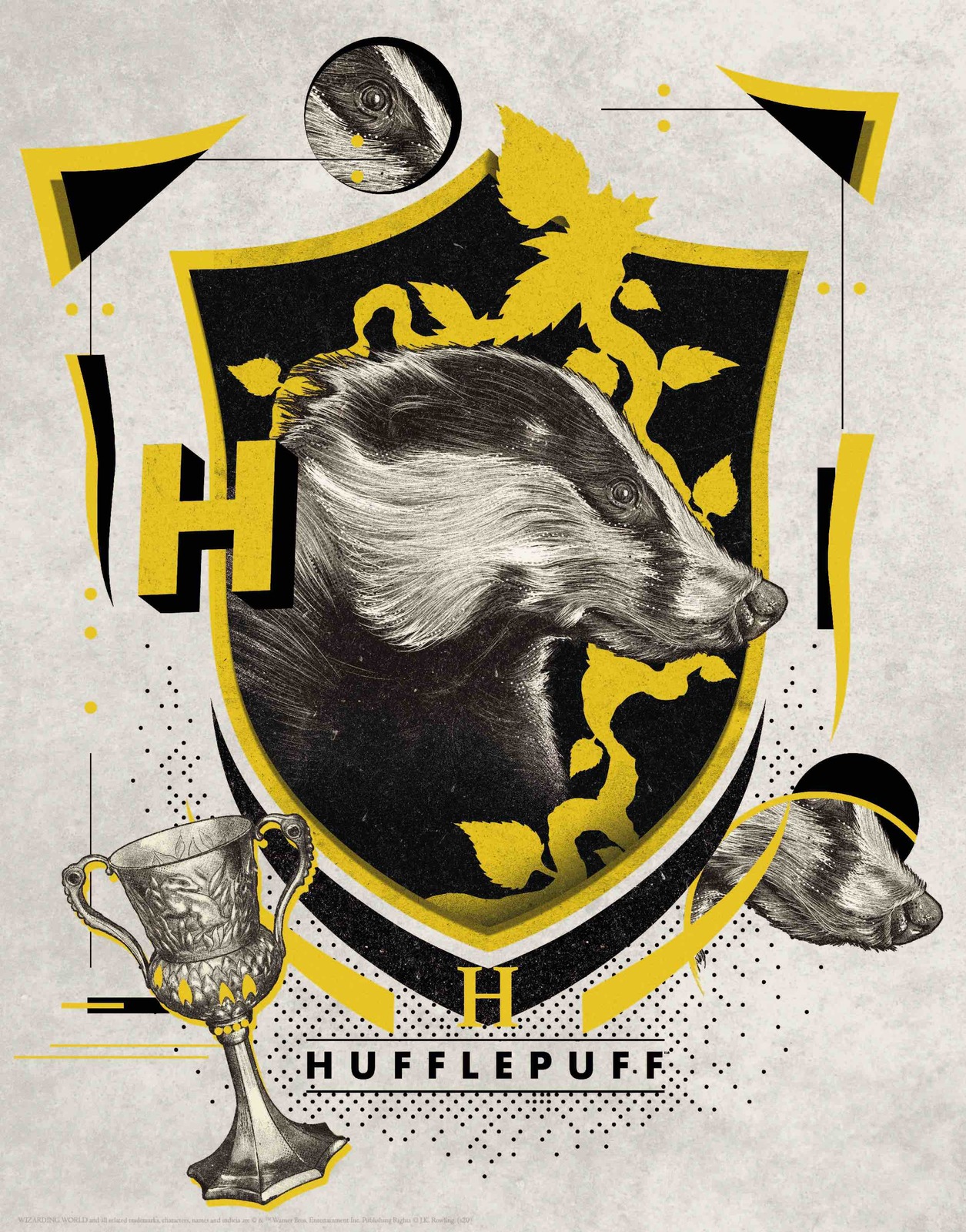 Harry Potter: Premium Art Print - Hufflepuff | at Mighty Ape NZ