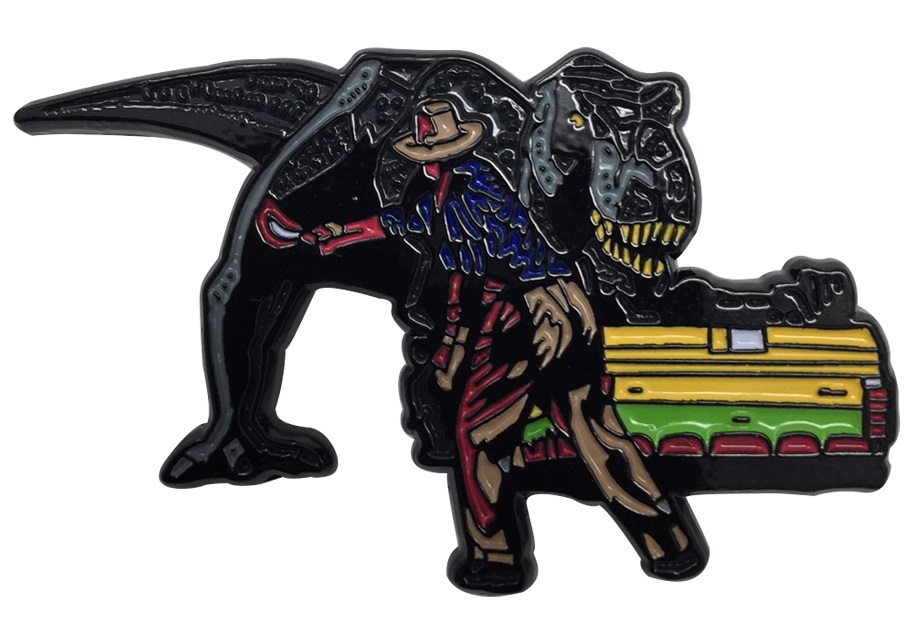 Jurassic Park: Large Pin Badge - T-Rex | at Mighty Ape NZ