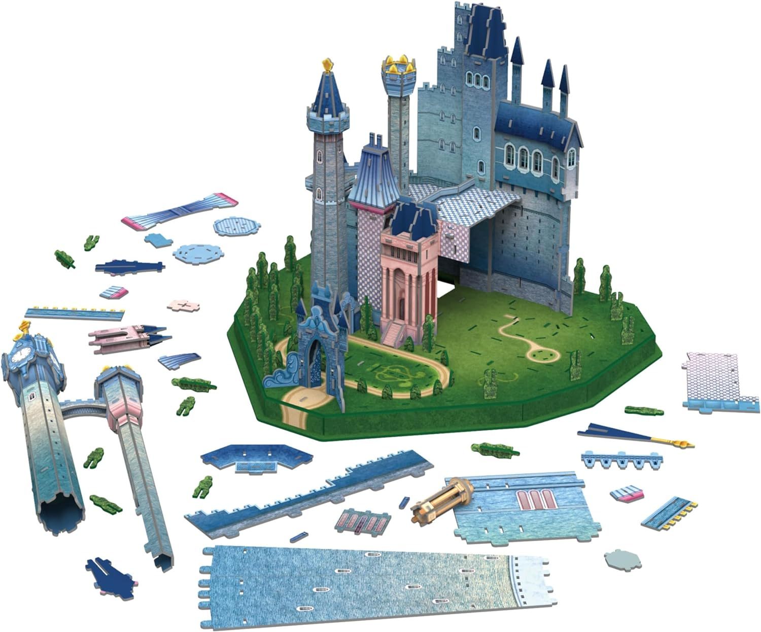 Disney: 3D Paper Models - Cinderella Castle (356pc) | Board Game | at ...