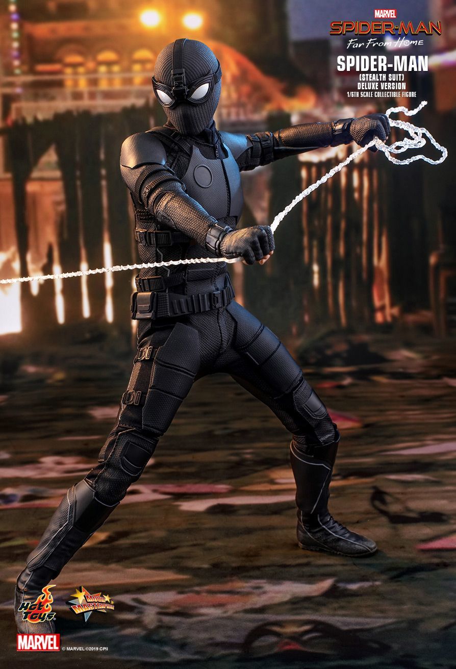 Spider-Man: Stealth Suit - 12" Articulated Figure | at Mighty Ape NZ