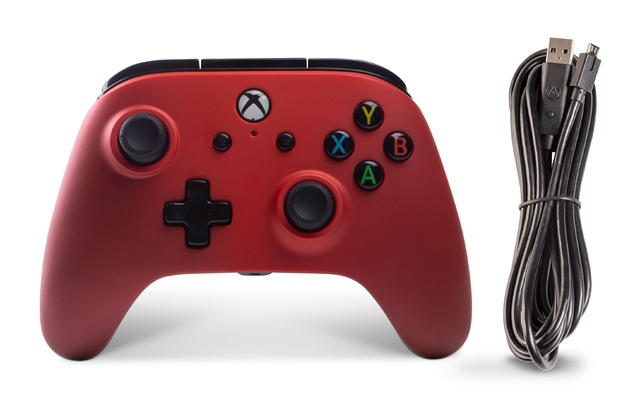 Xbox One Enhanced Wired Controller - Crimson Fade | Xbox One | Buy Now ...