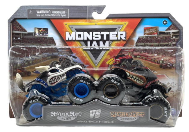 Buy Monster Jam: Diecast 2-Pack - Mutt Husky vs Mutt Rottweiler at ...