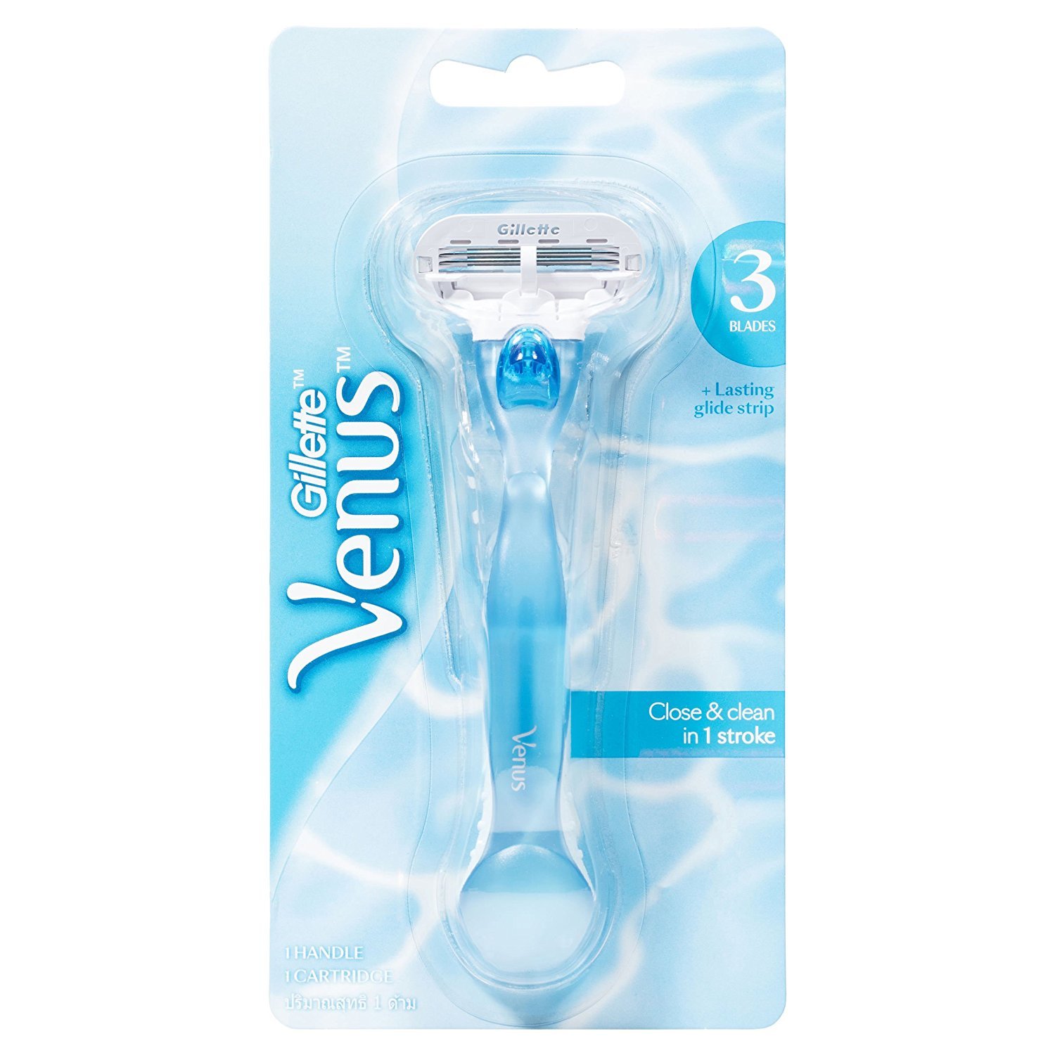 Buy Gillette Venus Classic Blue Razor 1Up at Mighty Ape NZ