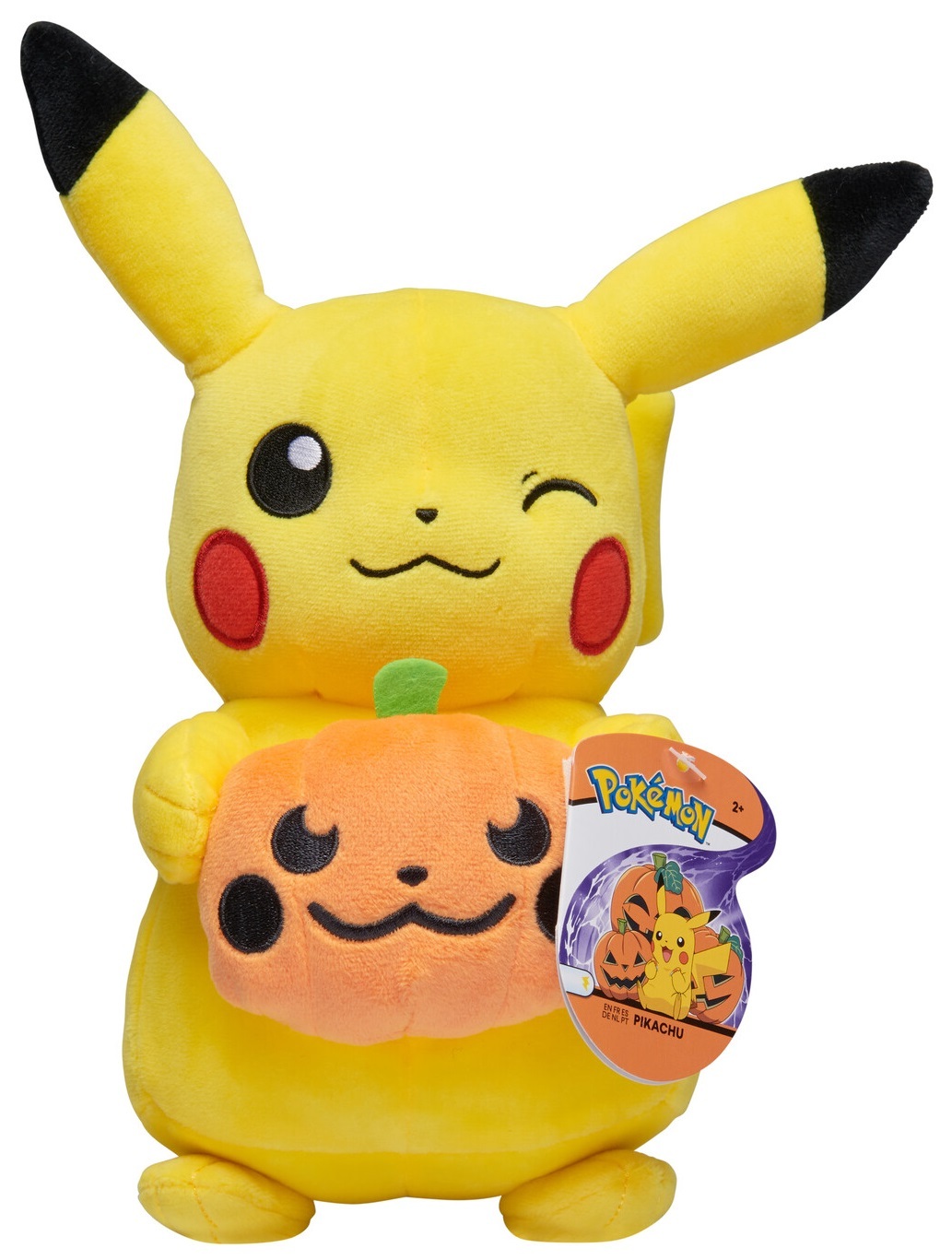 Pikachu with Pumpkin - Plush | at Mighty Ape NZ