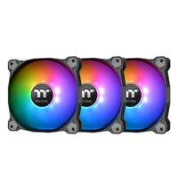 120mm Thermaltake Pure Plus 12 LED RGB Radiator Fan TT Premium Edition ...