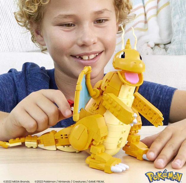 Buy Pokemon Dragonite Figure - Motion Build Set at Mighty Ape NZ