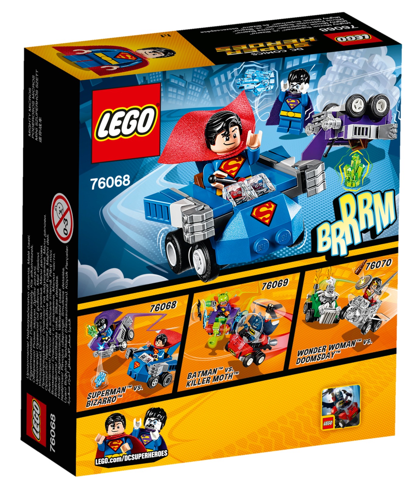 Buy LEGO Super Heroes: Mighty Micros - Superman vs. Bizarro (76068) at ...