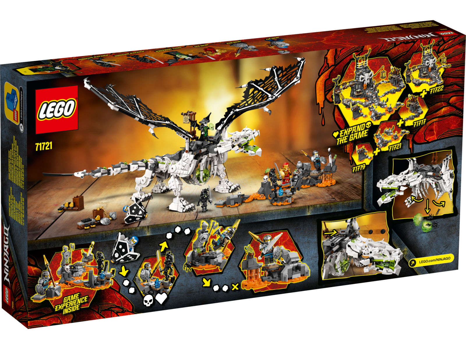 LEGO Ninjago: Skull Sorcerer's Dragon - (71721) Images at Mighty Ape NZ