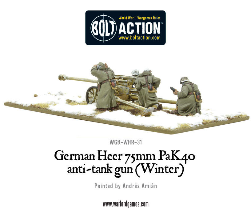German Heer 75mm Pak 40 AT Gun (Winter) | at Mighty Ape NZ
