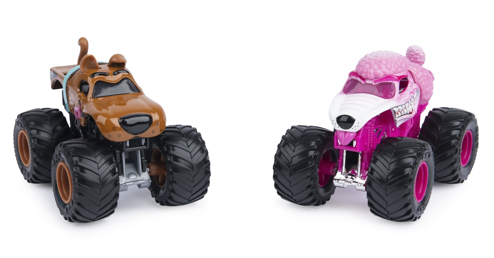 Buy Monster Jam: Diecast 2-Pack - Monster Mutt (Poodle) vs Scooby Doo ...
