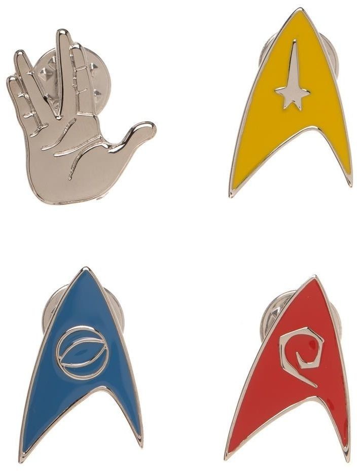 Star Trek - Lapel Pin Set | at Mighty Ape Australia