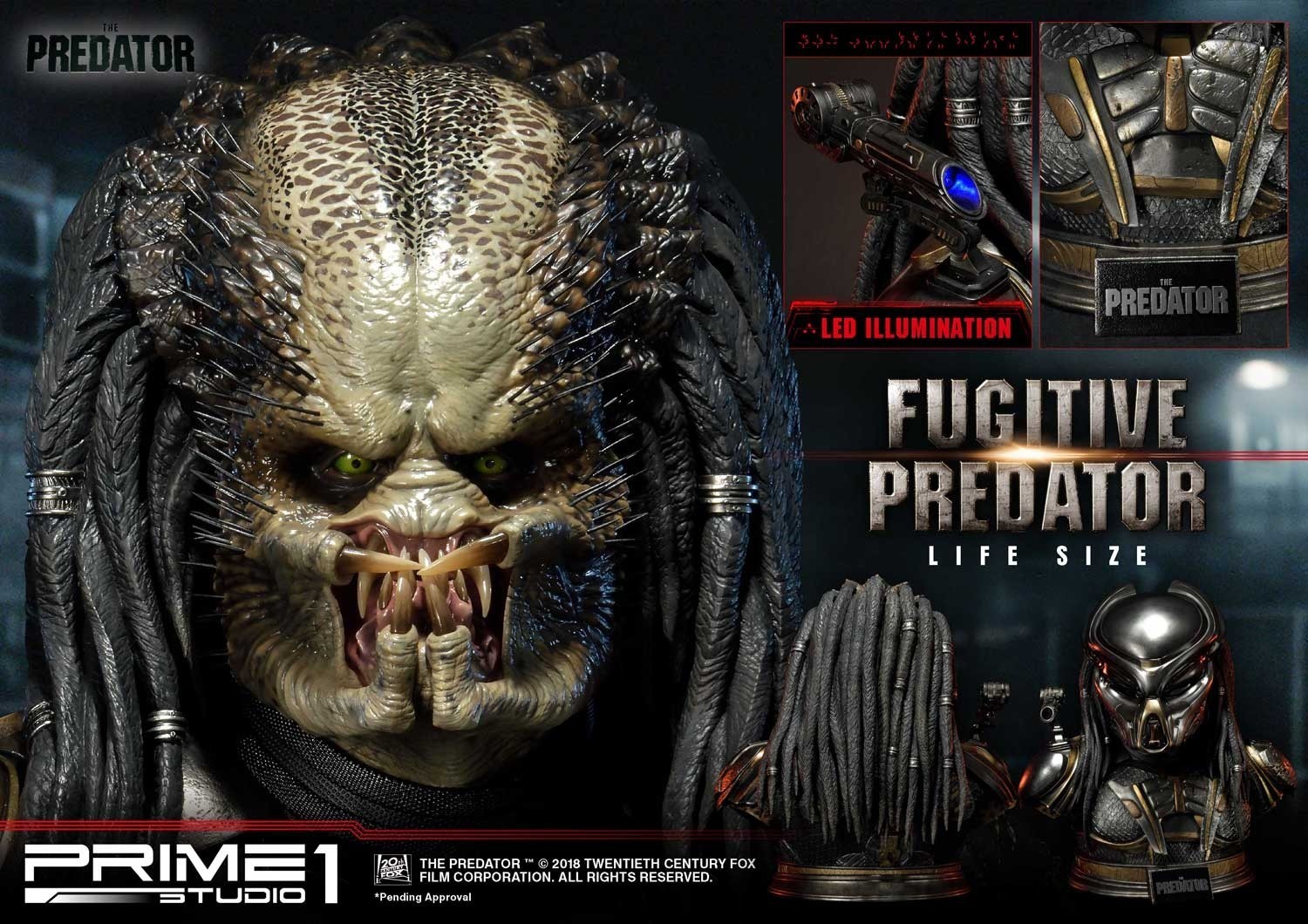 Fugitive Predator - Replica Bust | at Mighty Ape NZ