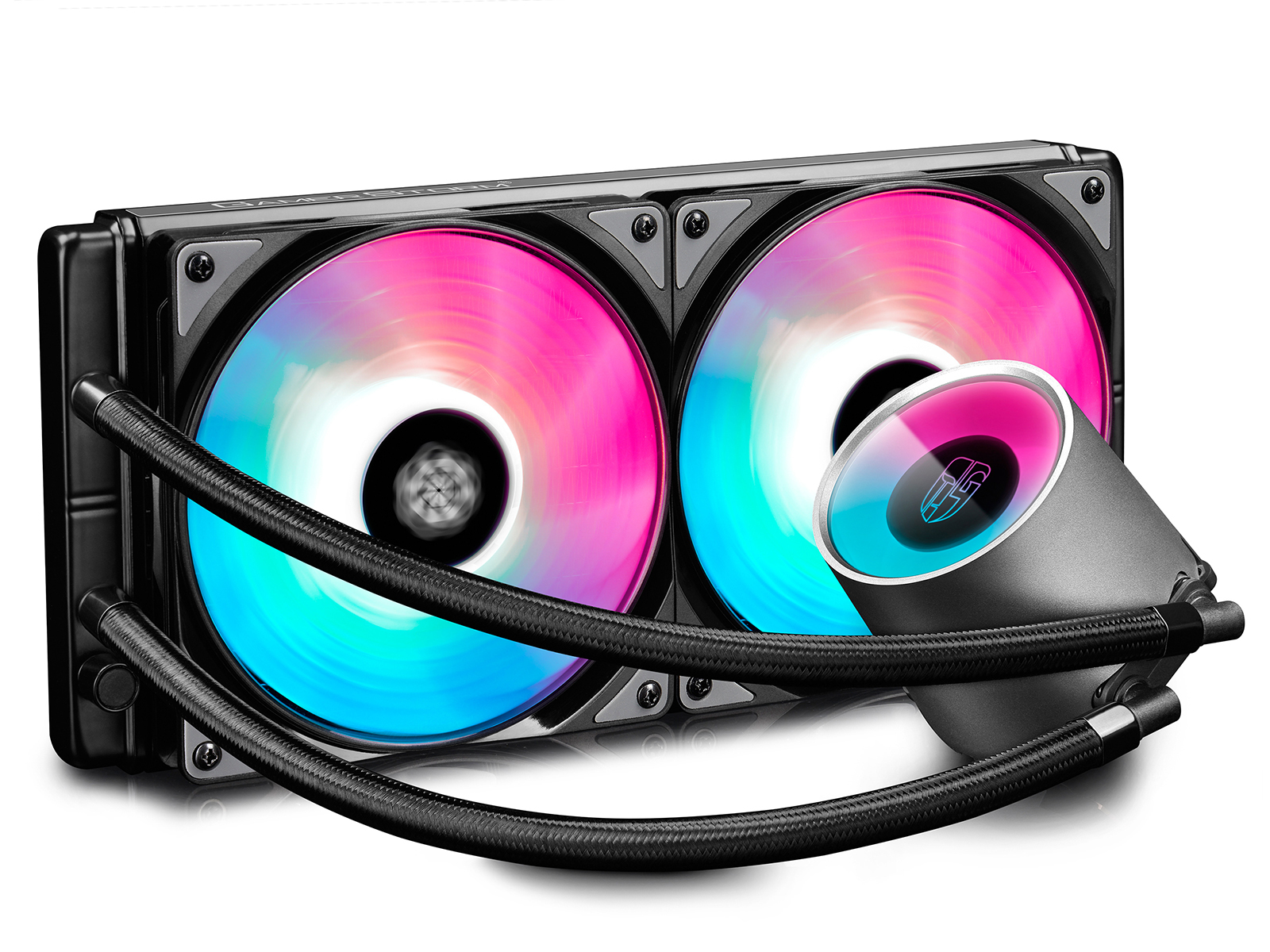 280mm Deepcool Castle 280RGB RGB AIO CPU Cooler | at Mighty Ape NZ