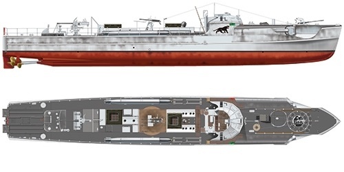 1:35 German Schnellboot (WII) - Model Kit | at Mighty Ape NZ