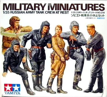 Tamiya Russian Army Tank Crew At Rest Figure Set 1:35 Model Kit | at ...