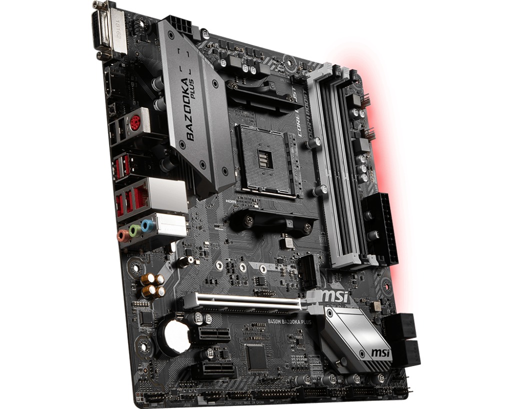 MSI B450M Bazooka Plus Motherboard | at Mighty Ape NZ