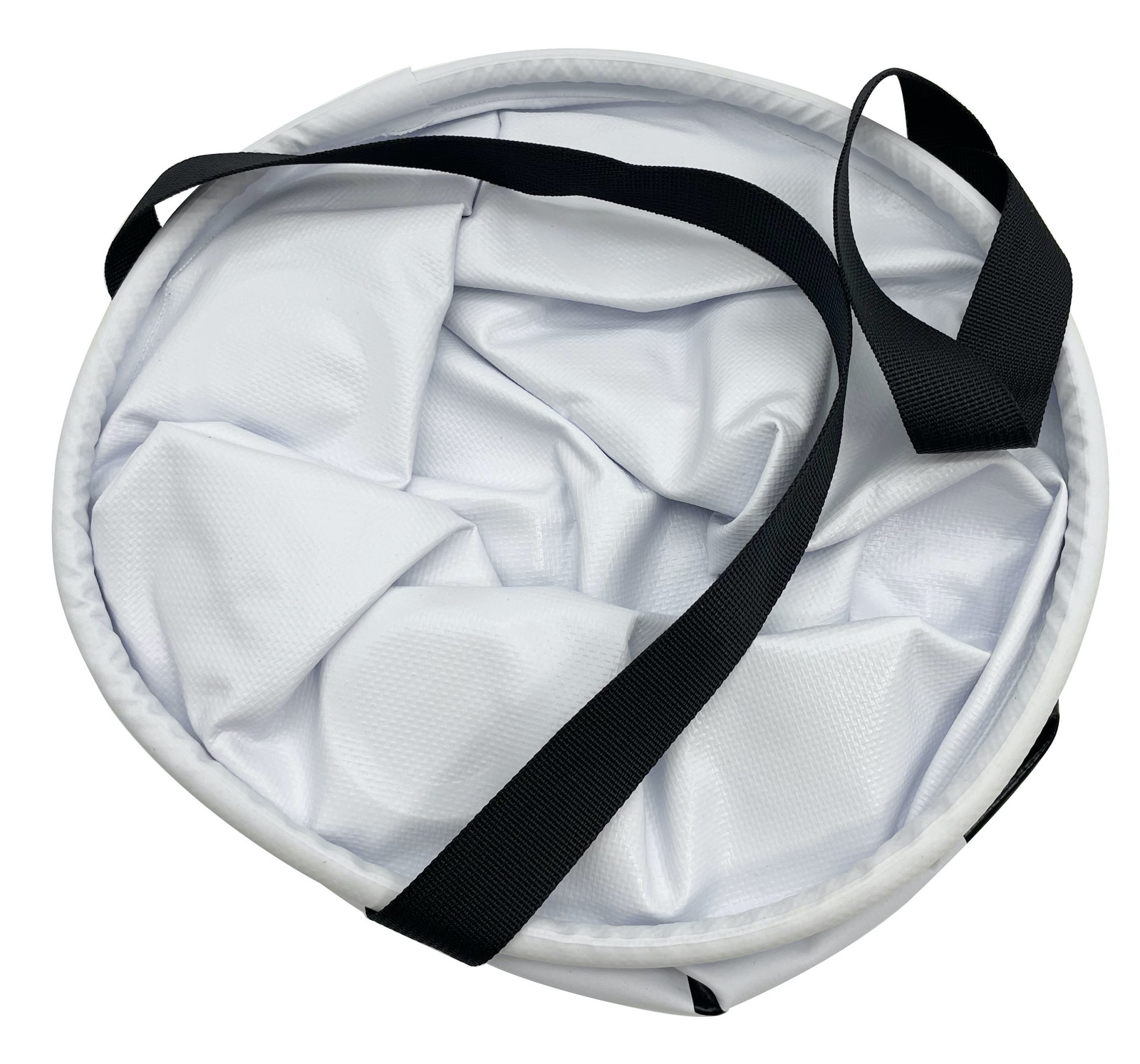 Foldable Bucket With Cat Design - White | at Mighty Ape NZ