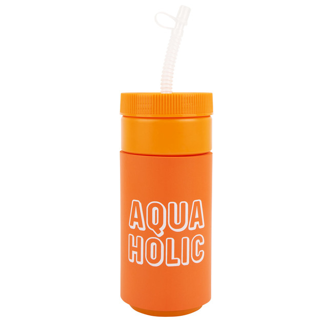 Sunnylife: Retro Sipper - Neon Orange | at Mighty Ape NZ