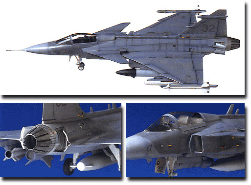 Tamiya Swedish JAS-39A Gripen 1/72 Aircraft Model Kit Images at Mighty ...