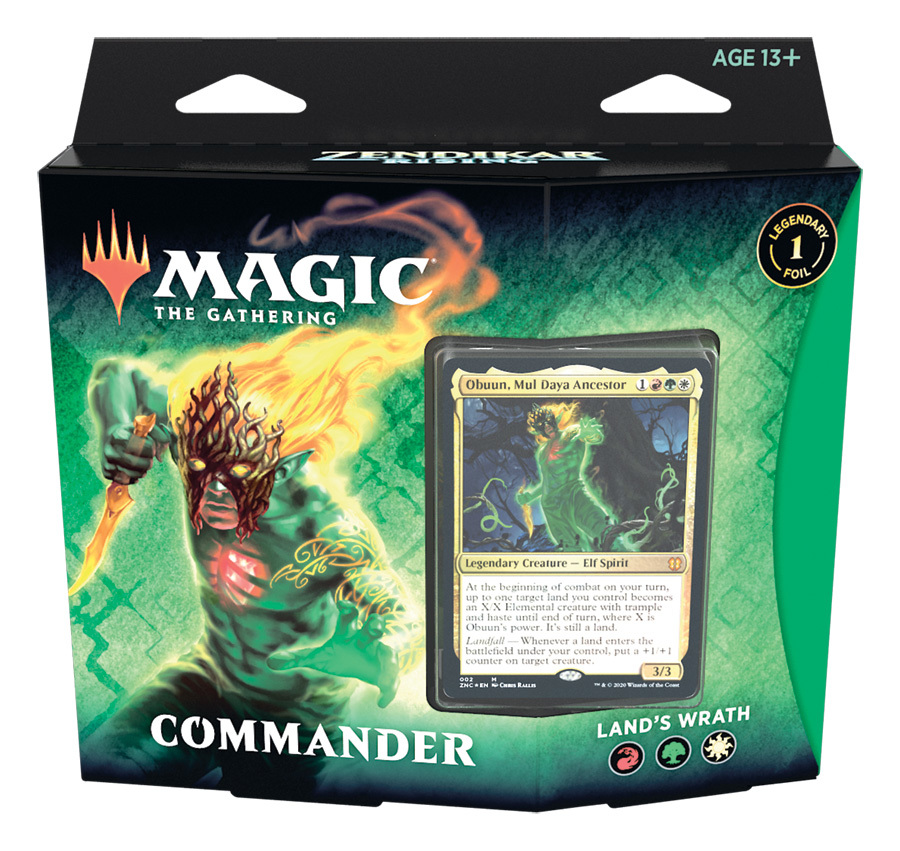 Magic the Gathering: Zendikar Rising Commander Deck- Obuun | at Mighty ...