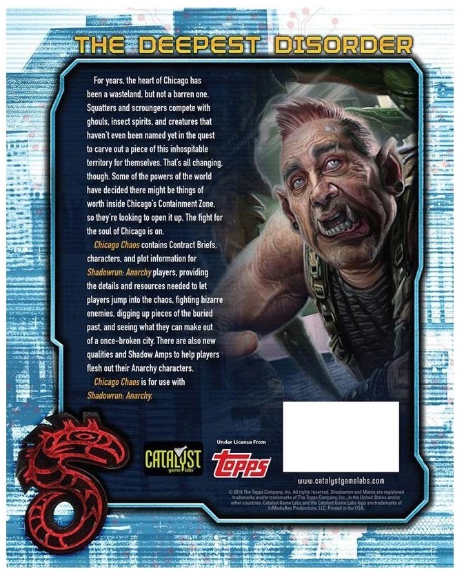 Shadowrun RPG - Chicago Chaos | at Mighty Ape NZ