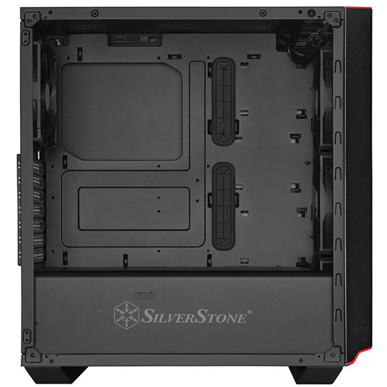 SilverStone Primera ATX - Black/Red Tower Case | at Mighty Ape NZ