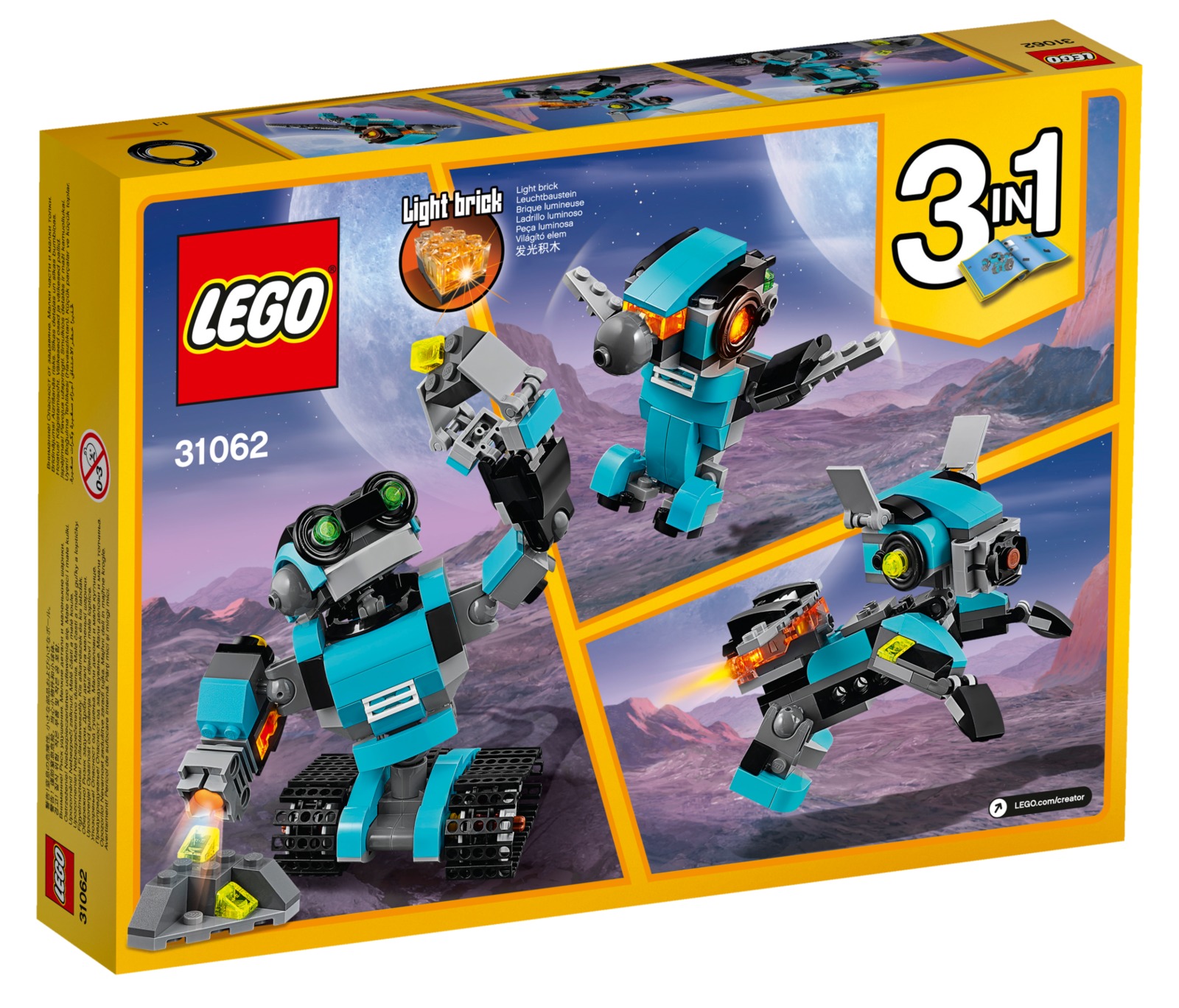 Buy LEGO Creator: Robo Explorer (31062) at Mighty Ape NZ