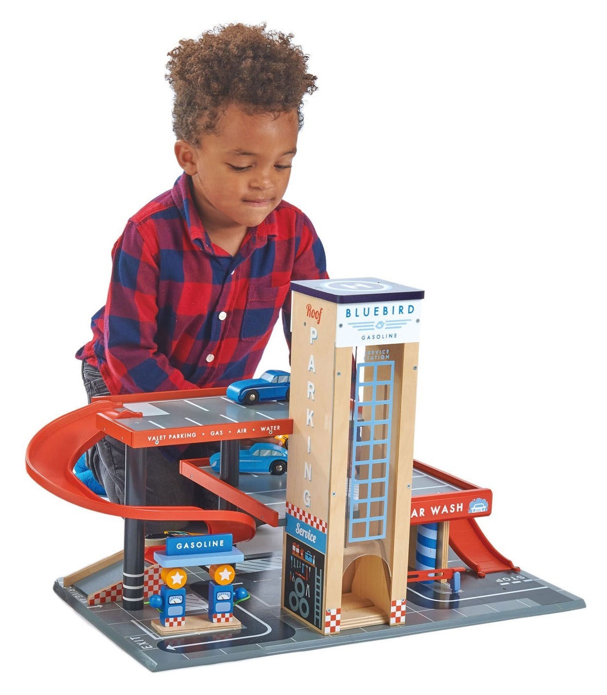 Buy Service Station - Wooden Playset at Mighty Ape NZ