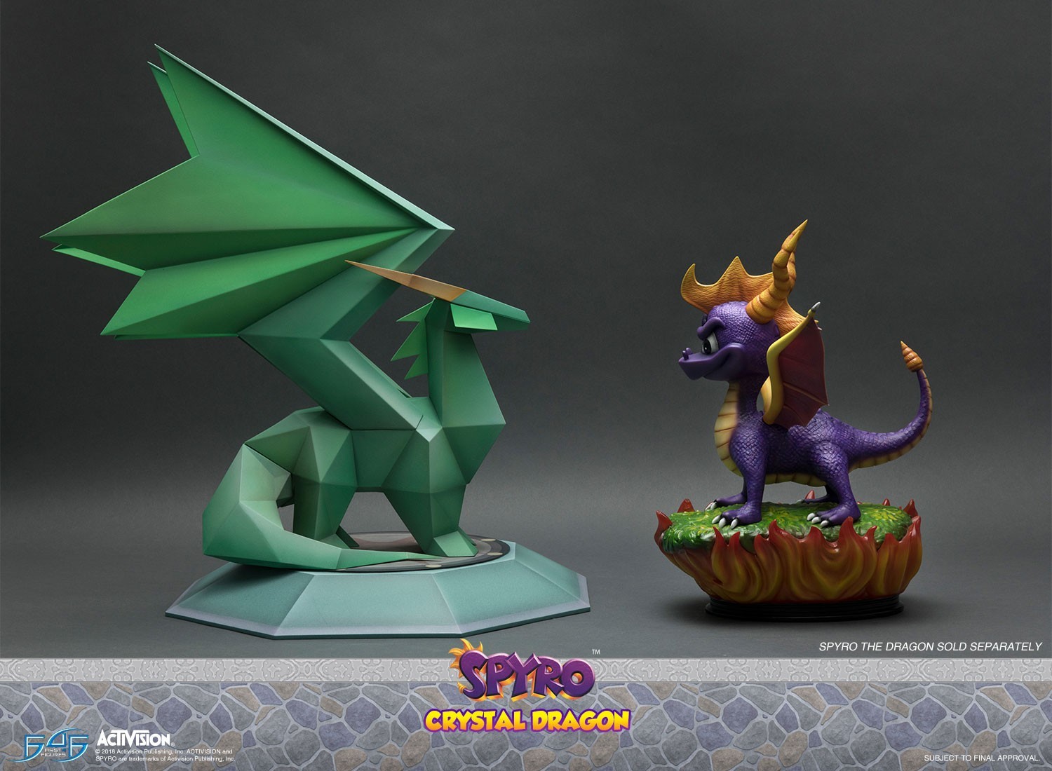 Spyro the Dragon: Crystal Dragon - Statue | at Mighty Ape NZ