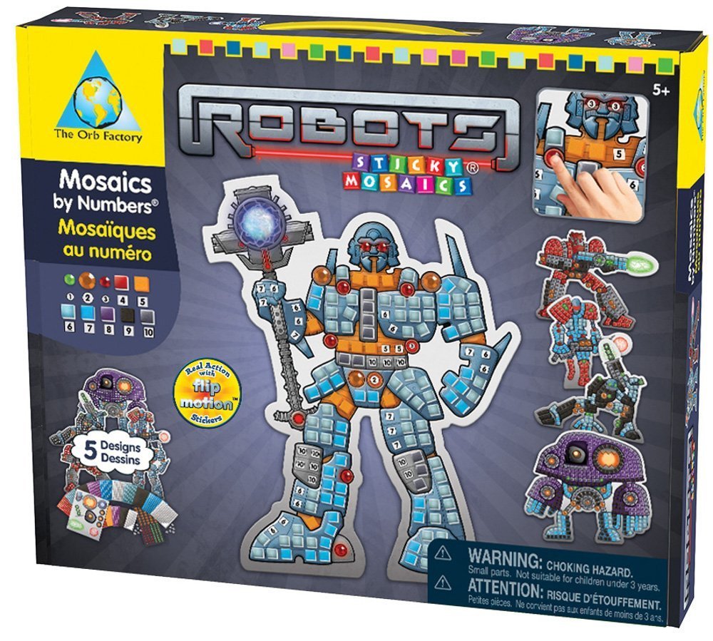Buy Sticky Mosaics - Robots at Mighty Ape Australia