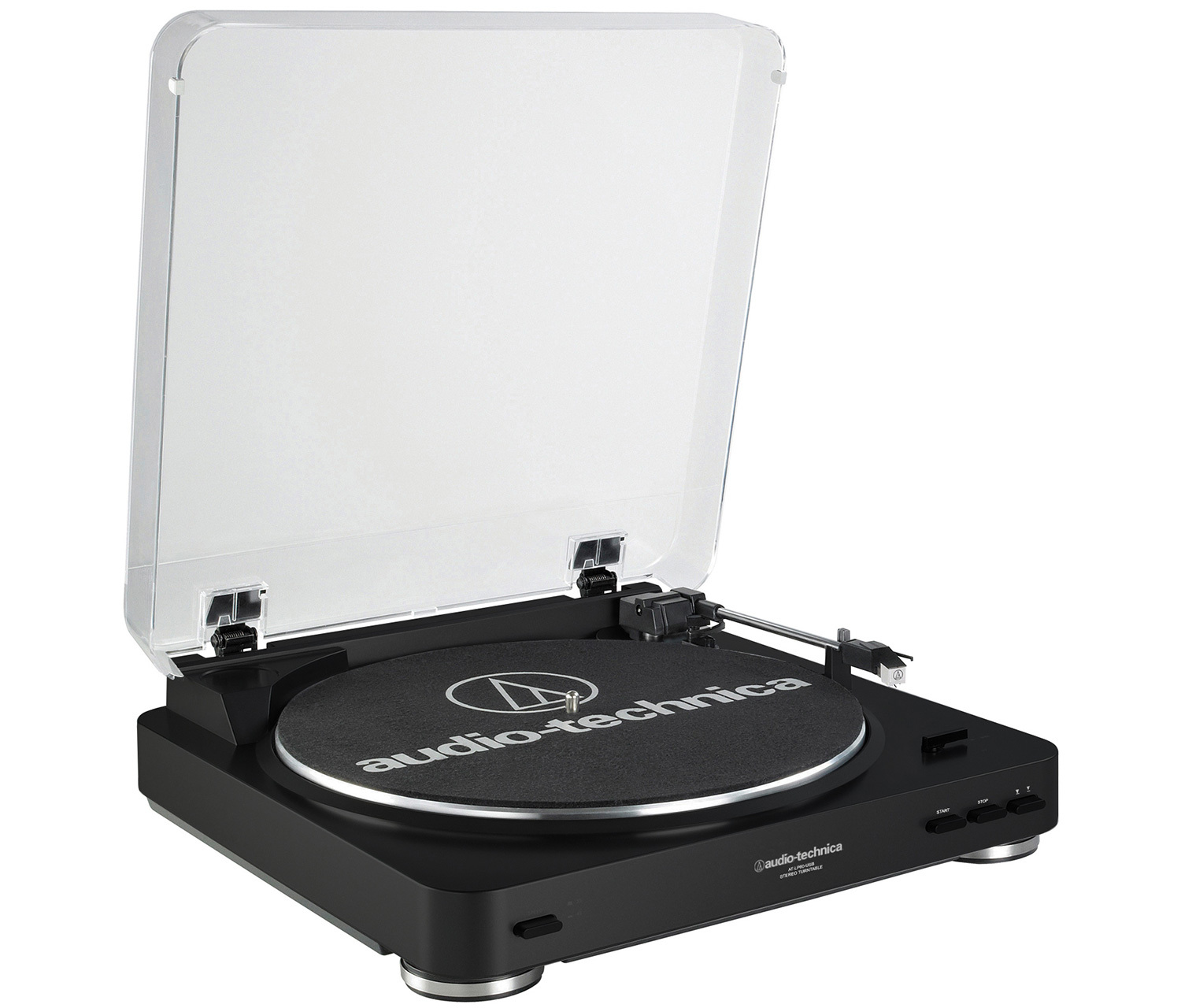 Audio Technica LP60USBBLK Belt Drive Turn Table - Black | at Mighty Ape NZ