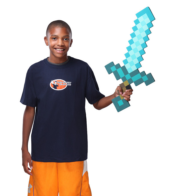 Minecraft Foam Diamond Sword