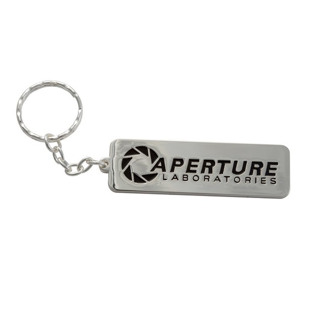 Portal 2 Aperture 80s Logo Key Chain | at Mighty Ape NZ