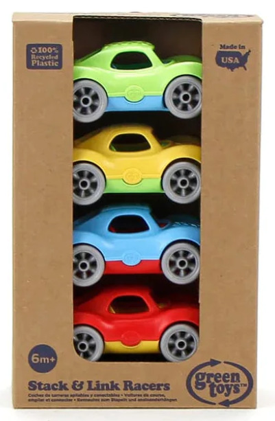 Buy Green Toys Stack & Link Racers at Mighty Ape NZ