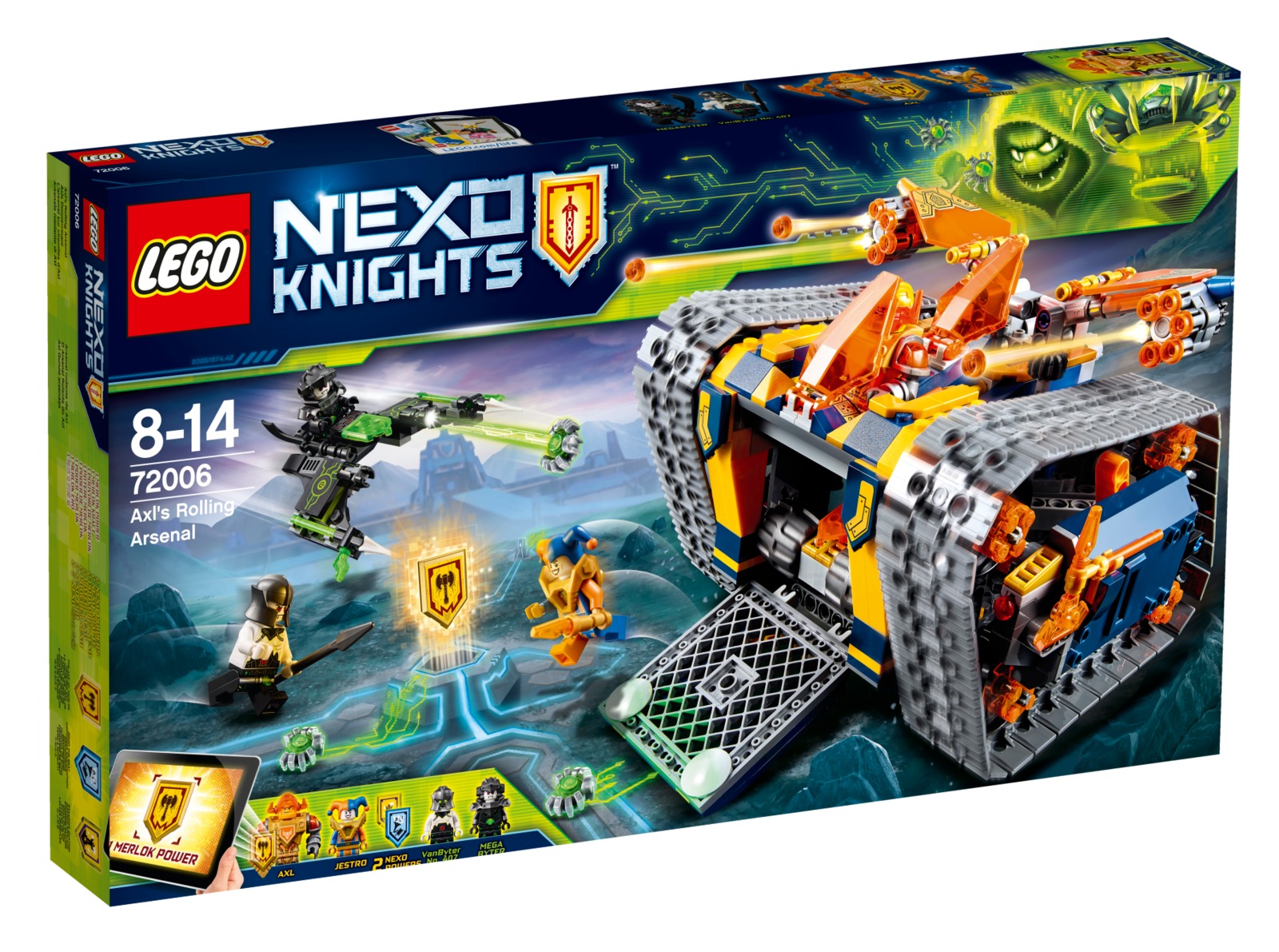 Buy LEGO Nexo Knights: Axl's Rolling Arsenal (72006) at Mighty Ape NZ