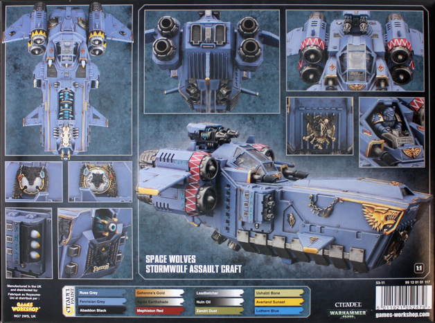Warhammer 40,000 Space Wolves Stormwolf/Stormfang Gunship | at Mighty Ape NZ