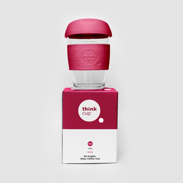 Think Cup - Berry (12oz) | at Mighty Ape NZ