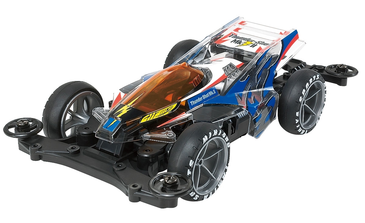 Tamiya: Mini 4WD Thunder Shot Mk.II Clear Special (MS Chassis) | at ...