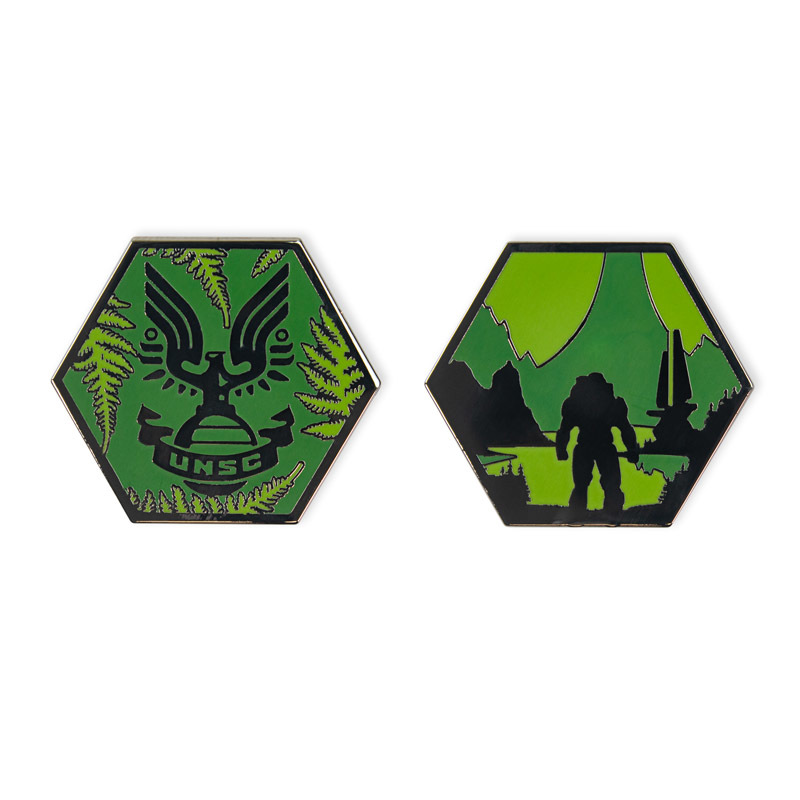 UNSC Logo & Master Chief - Pin Badge Set | at Mighty Ape NZ