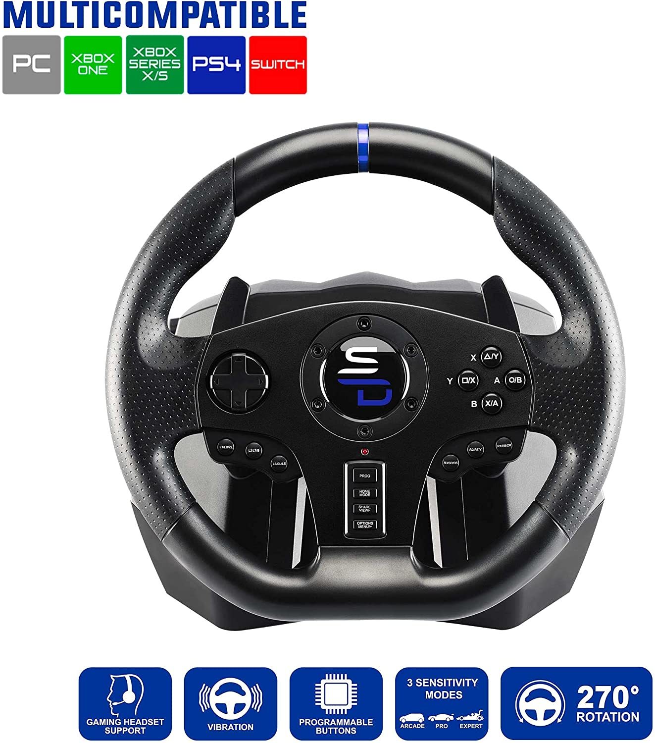 Subsonic SV750 PRO Sport Driving Wheel (PC, PS4 & Xbox) Images at ...